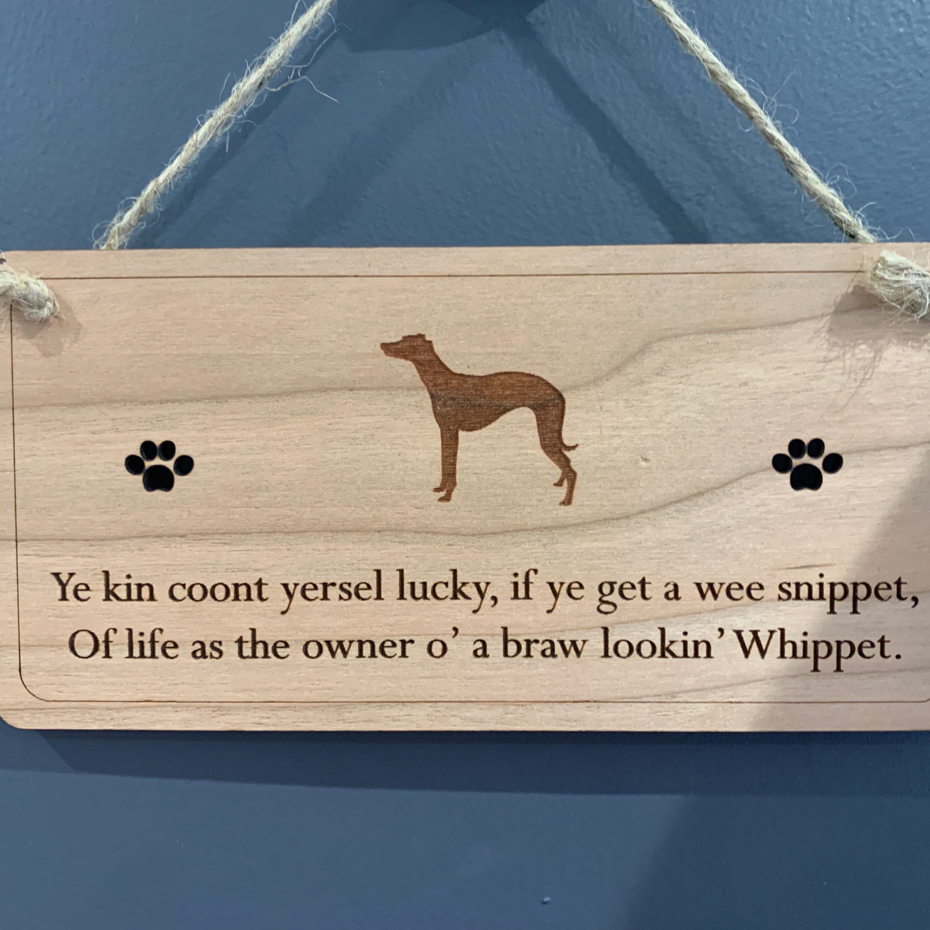 The Right Words Poetic Dog Plaques – Clan Artisan
